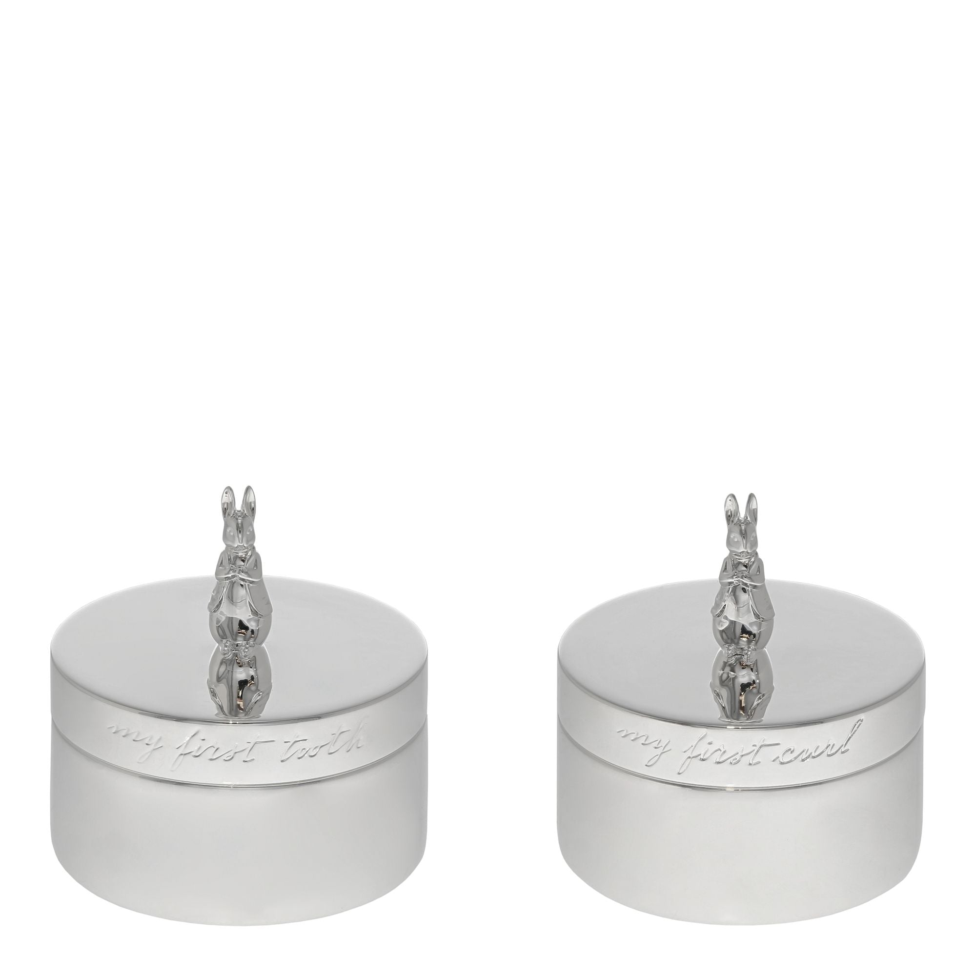Peter Rabbit Silver Plated First Tooth and Curl Box – Beatrix Potter ...